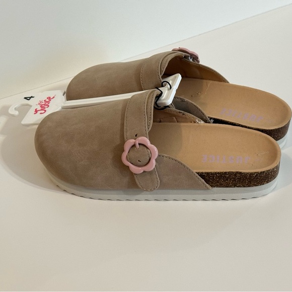 Justice | Shoes | Justice Girls Sz 45 Platform Clogs Slip On Tanpink ...